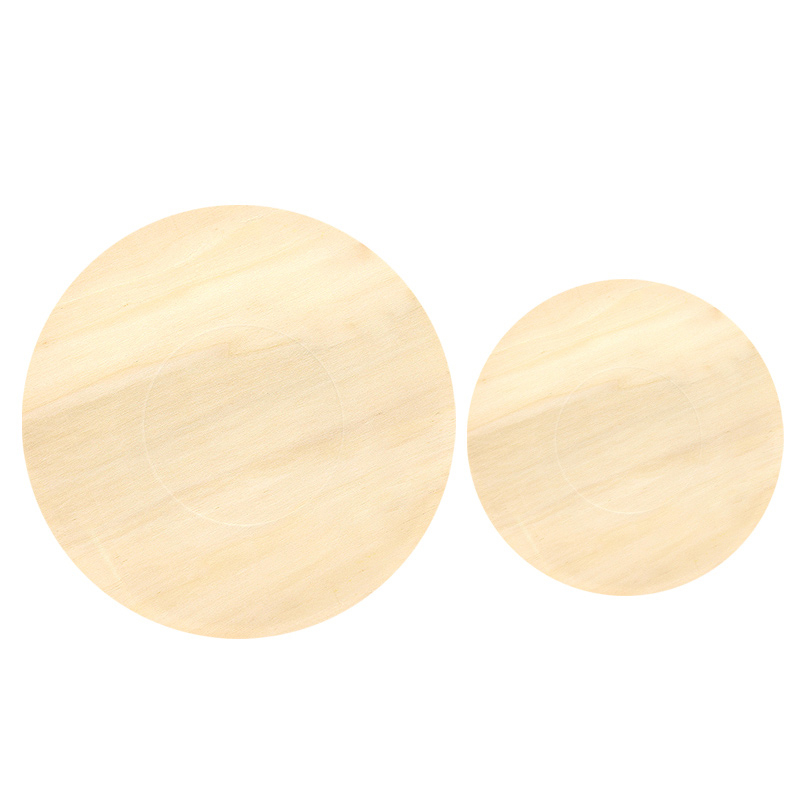 Eco-friendly Disposable Biodegradable Round Wooden Plates from China ...