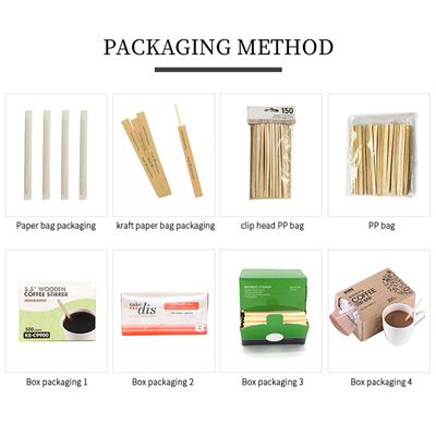 7.5 Inch Biodegradable Wooden Coffee Stirring Sticks 1000 Pack from ...